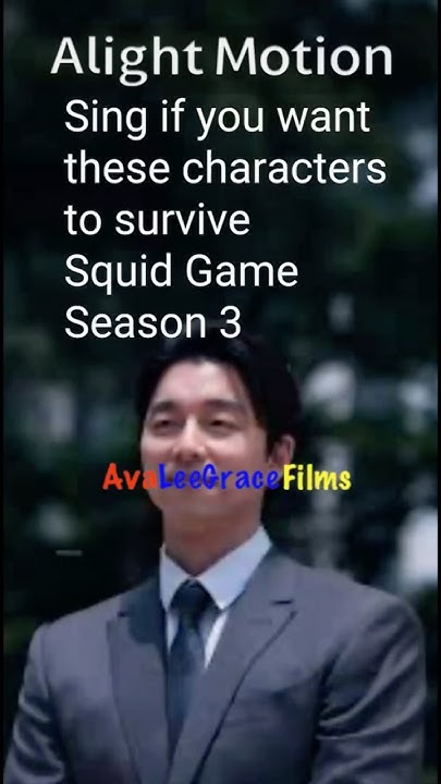 Sing If You Want These Squid Game Characters To Survive Squid Game Season 3 #squidgame #trend ...