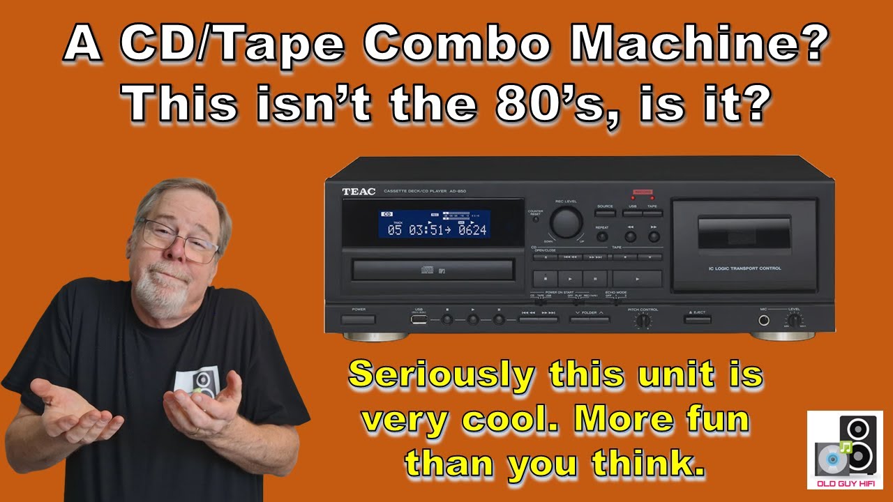 A CD player Tape deck combo? What? It is way better than you would ...
