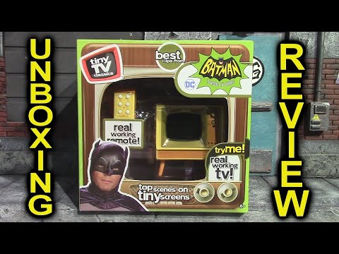Tiny TV Classics 1960's BATMAN TV Unboxing & Review - YouTube