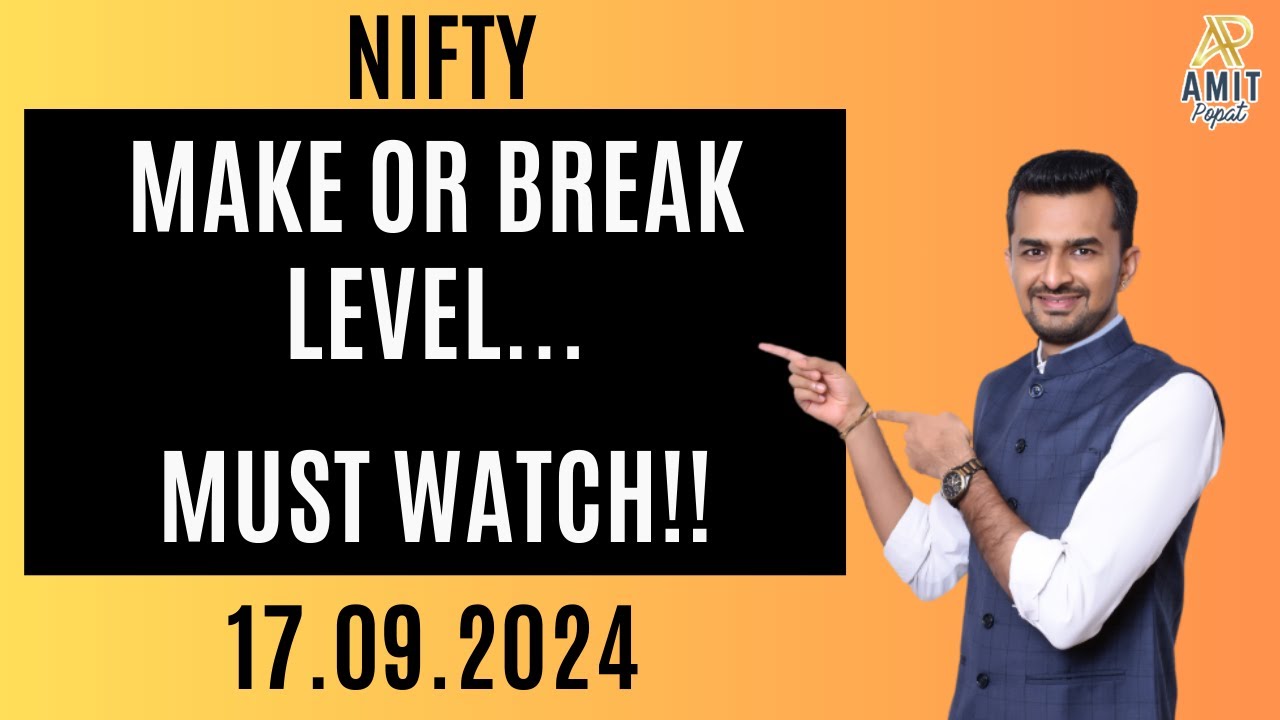 NIFTY - MAKE OR BREAK LEVEL. MUST WATCH!! - YouTube
