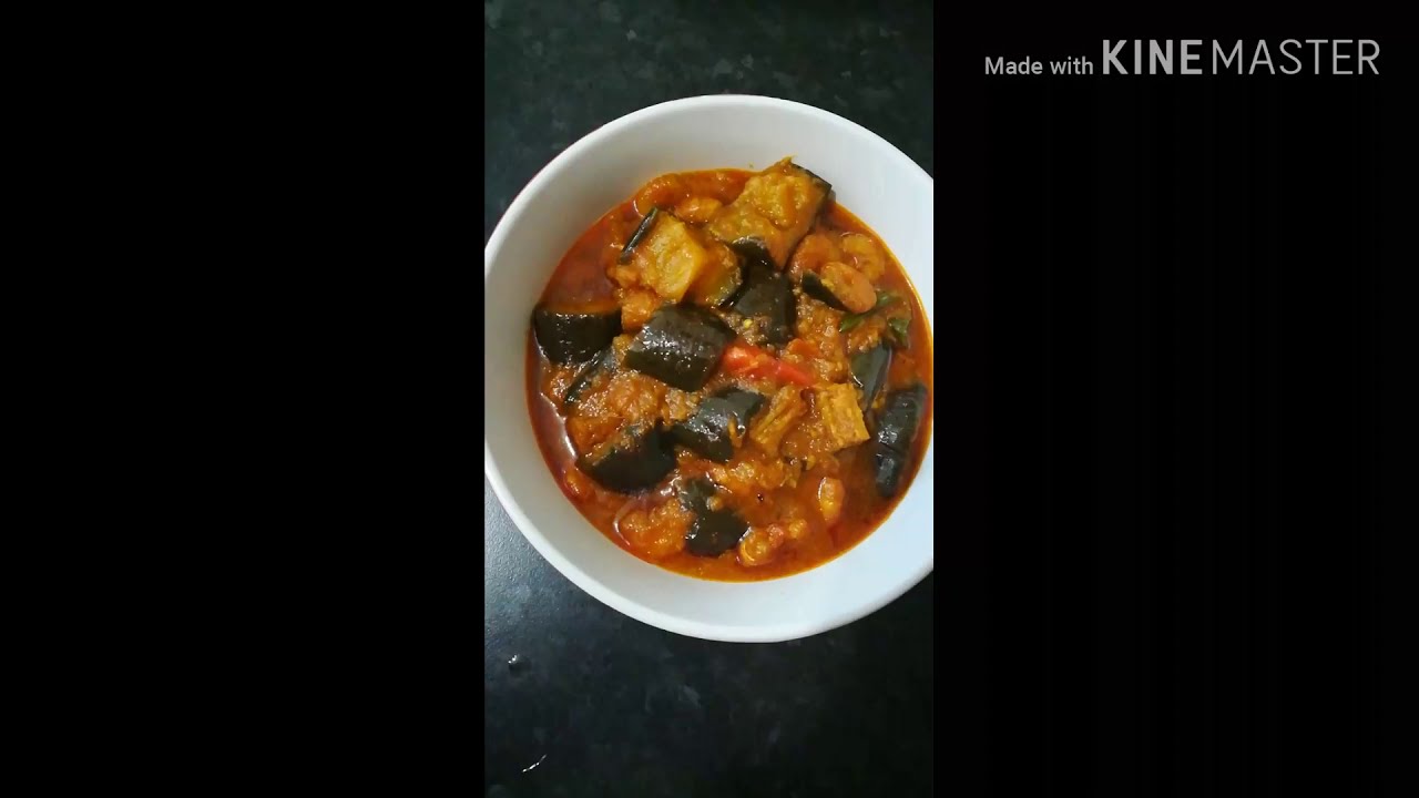 Bagun diya lotia shutki (aubergine with dry lotia fish) - YouTube