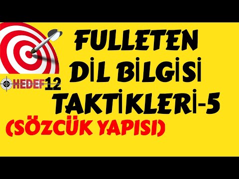 FULLETEN TAKTİKLER-5 (SÖZCÜK YAPISI) 2020'de GELEBİLECEK SORU TİPLERİ VE ÇÖZÜM TEKNİKLERİ