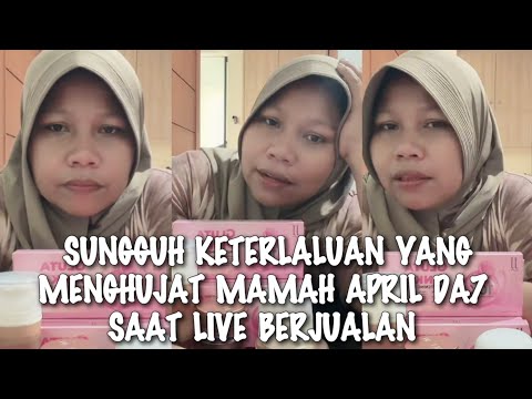 VIRAL√√ MAMAH APRIL CIREBON TETAP SENYUM MESKI DIHUJAT SAAT BERJUALAN 