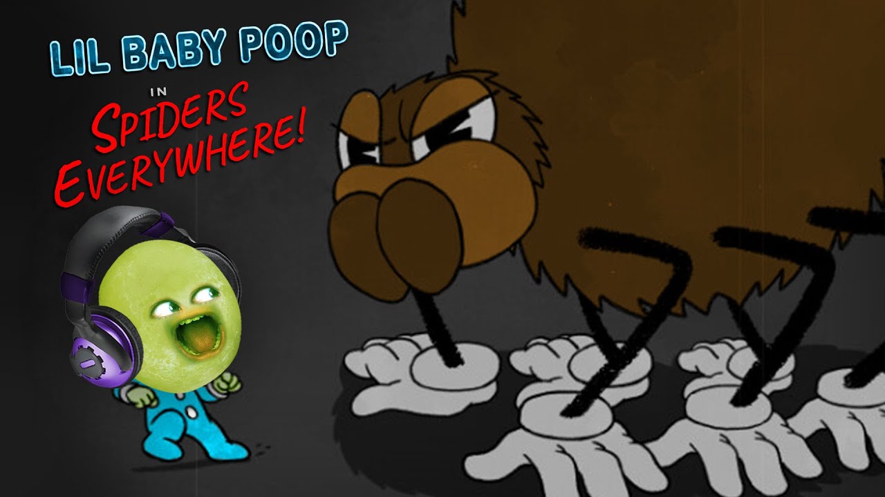 Lil Baby Poop in - SPIDERS EVERYWHERE! - YouTube
