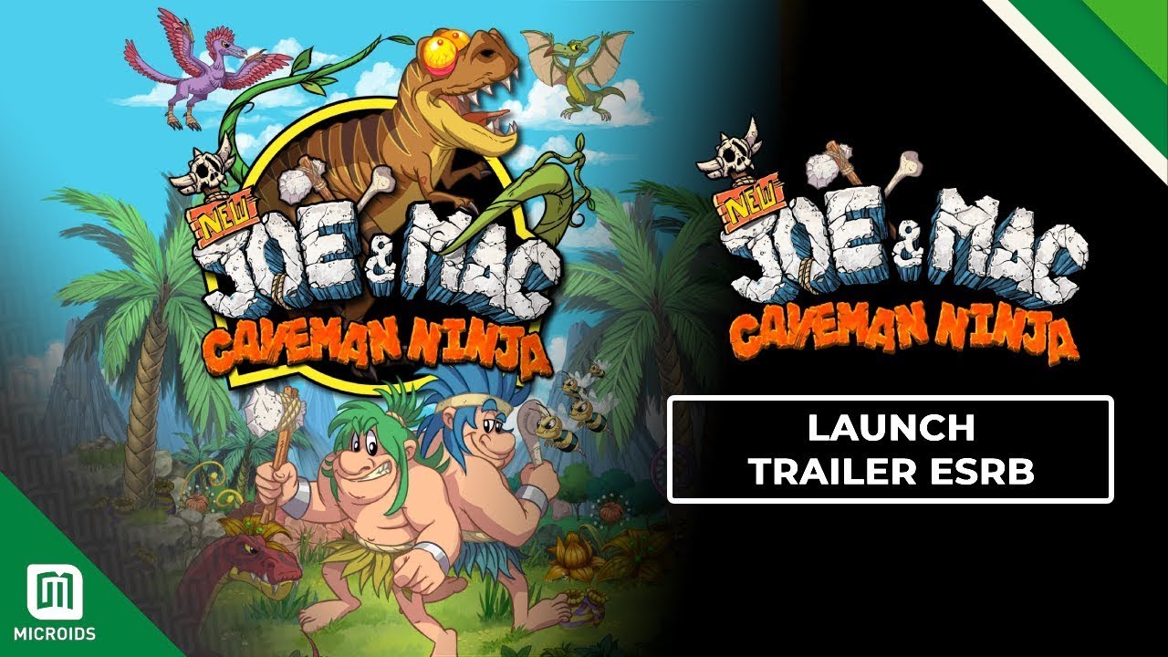 New Joe & Mac: Caveman Ninja | Launch Trailer | PlayStation Xbox Switch ...
