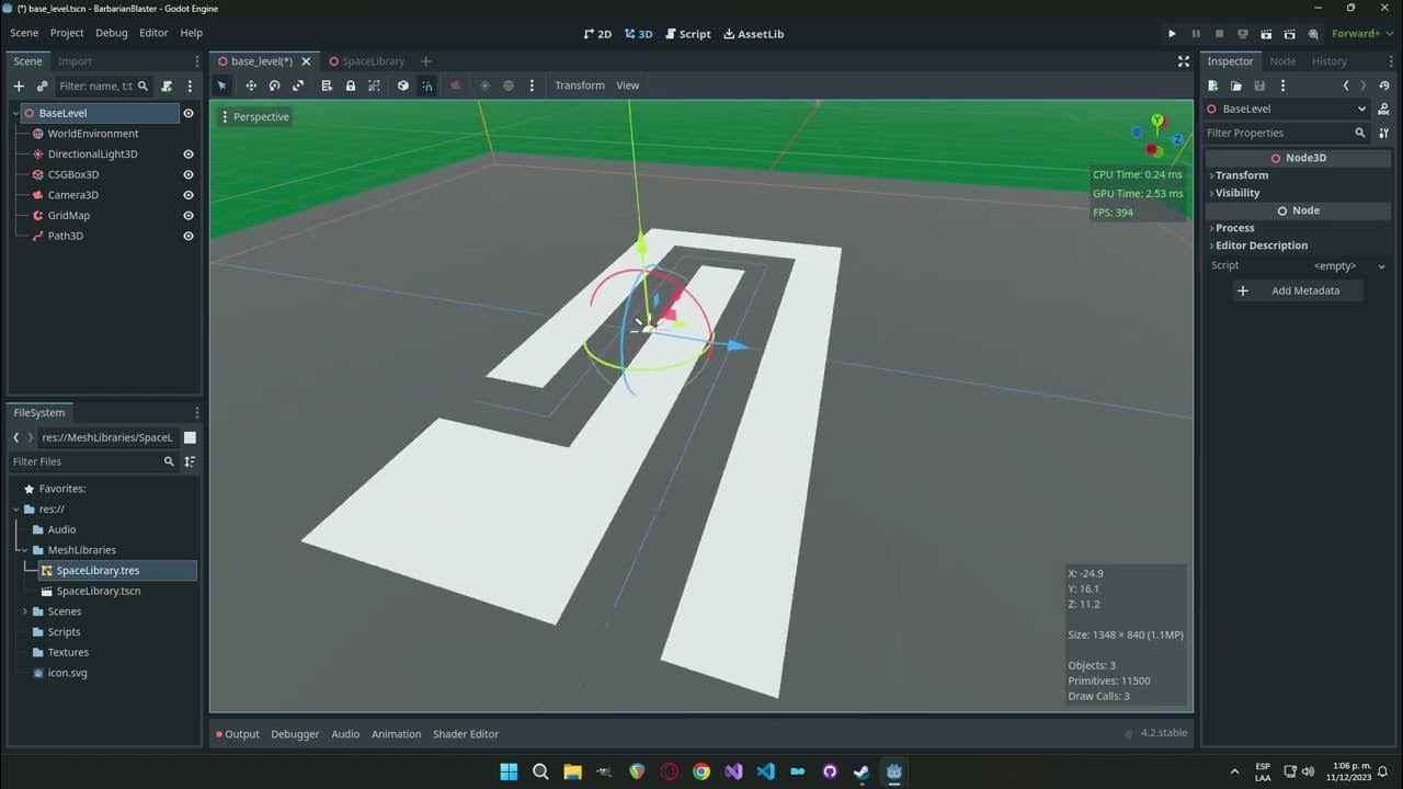 Godot Engine 4.2 Path3D Bézier points top view workaround - YouTube
