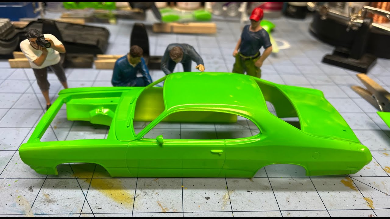 AMT Plymouth 71 Duster 340 build update 2 - YouTube