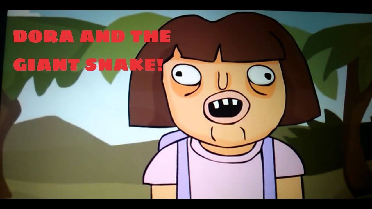 Dora And The Giant Snake! || Stick Figures - YouTube