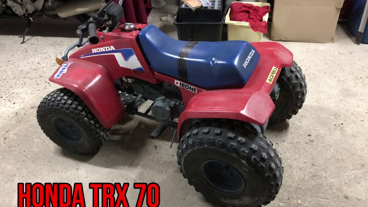 HONDA TRX 70 FOURTRAX 1987 -Trailer Restauration. La première partie ...