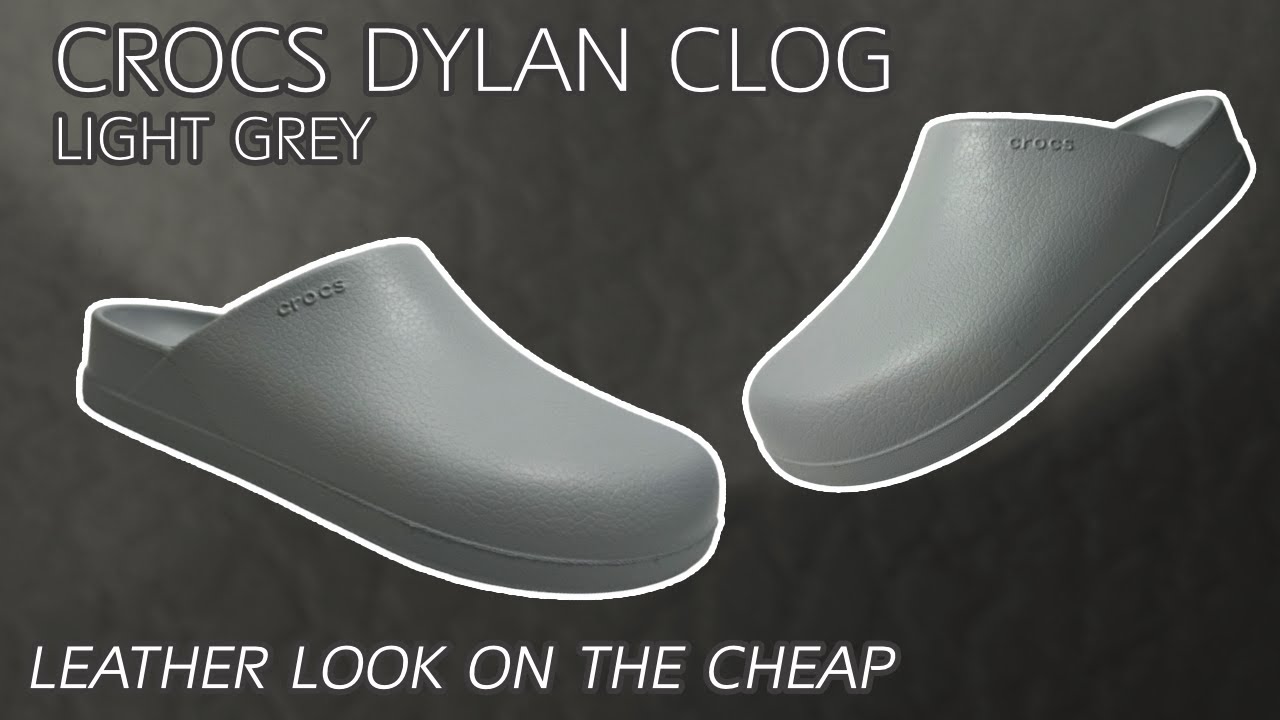 2024 Crocs Dylan Clog Light Grey Review & On Feet - YouTube