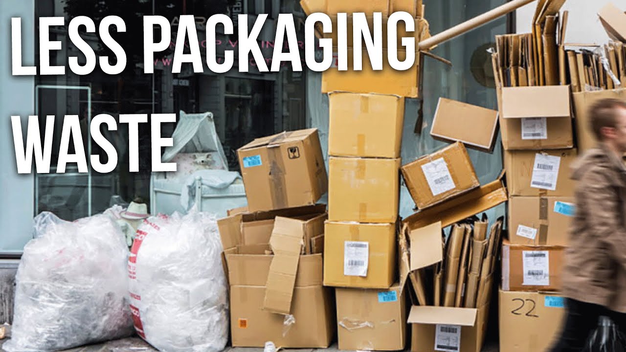 Packaging Made of Recycled Materials, Less Waste - YouTube