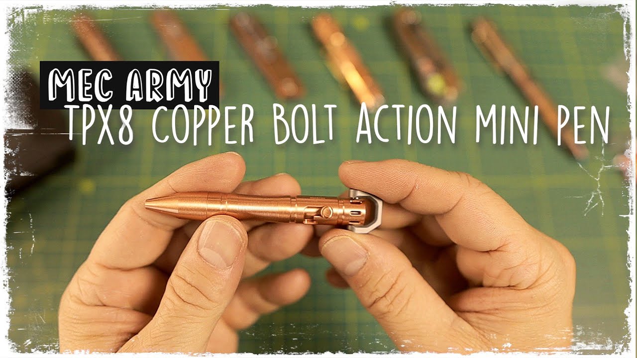 Mec Army "TPX8" Copper | Tactical Pen | Vorstellung - YouTube