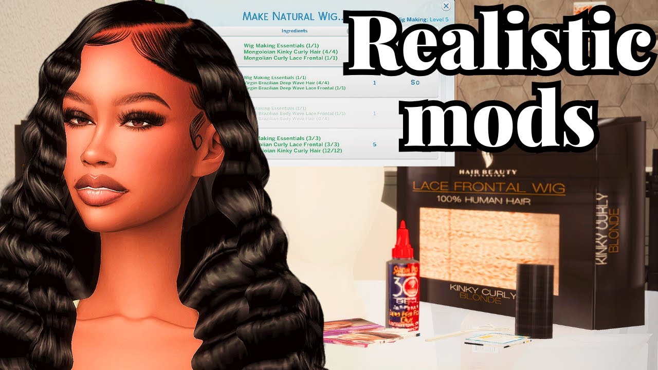 Run A Wig Business In The Sims 4 Create Color Sell Custom Wigs