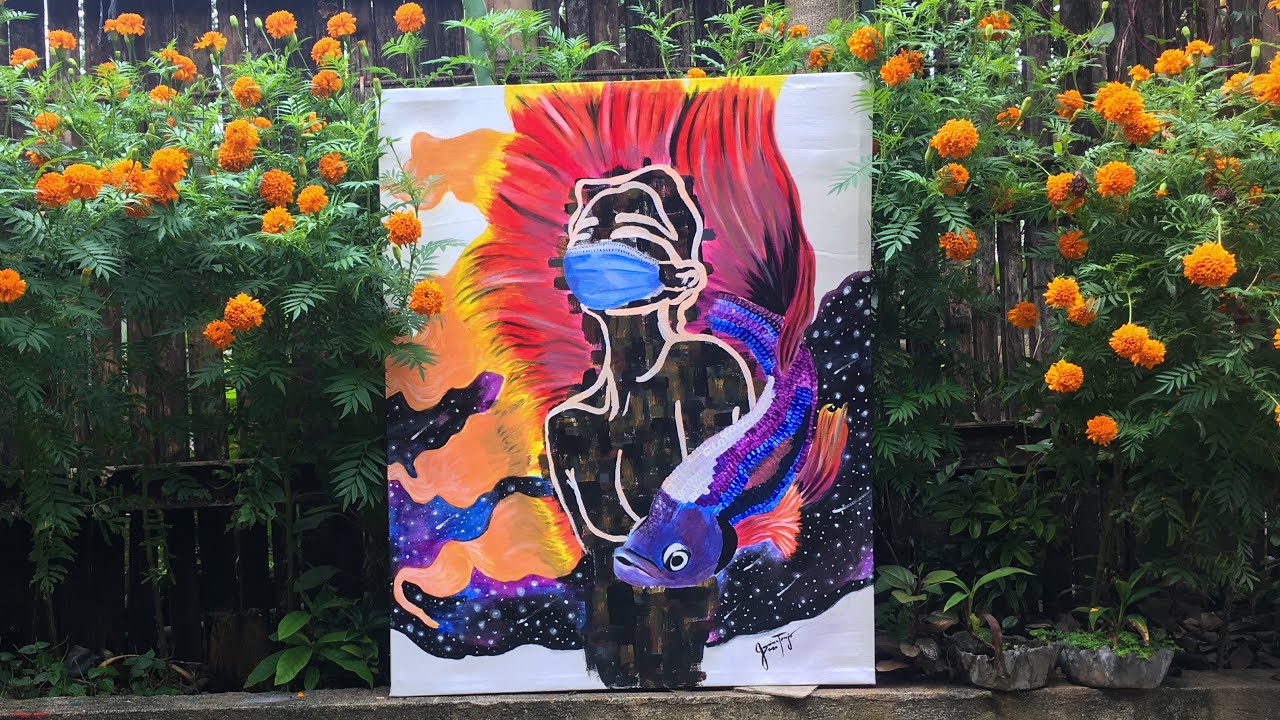 “VALIANT” | ACRYLIC PAINTING | PAINT WITH ME - YouTube