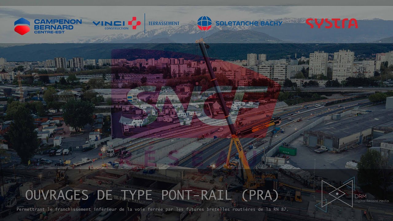 Ponts-Rails Echangeur Rondeau - YouTube