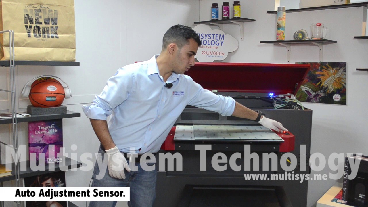 Direct Printing on Glass Table - by iUV600s Fastest UV LED Flatbed ...