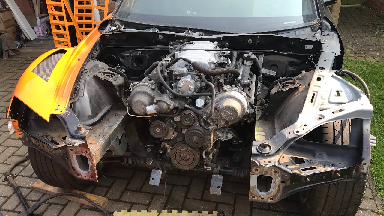 RX8 3uz-fe Lexus V8 engine swap episode 8 - japspeed S15 radiator ...