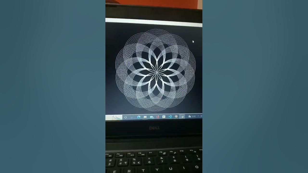 Drawing Beautiful Flower Using 🌹🏵️💮 Python Turtle Program Python Pythonprogramming 