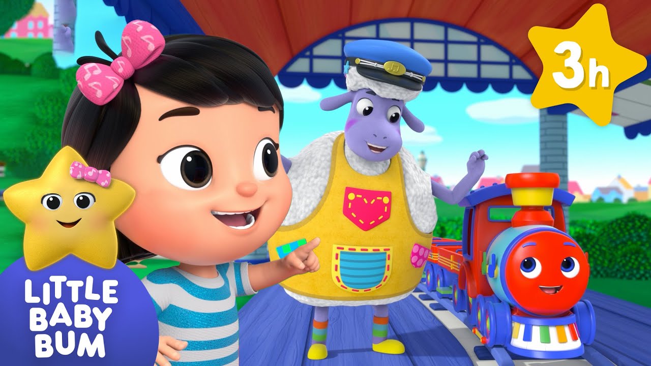 Park Adventures on the Tootson Express Train! | LittleBabyBum 3 HRS ...