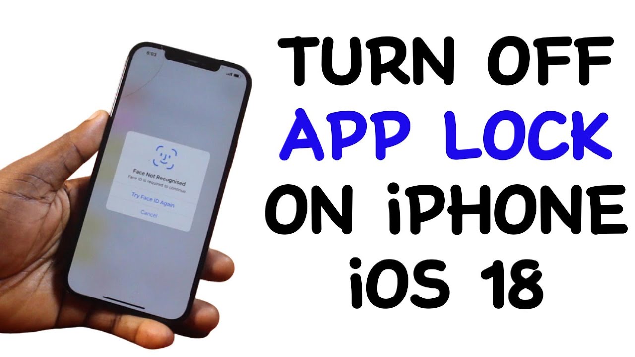 How to Turn Off App Lock on iPhone iOS 18 - YouTube