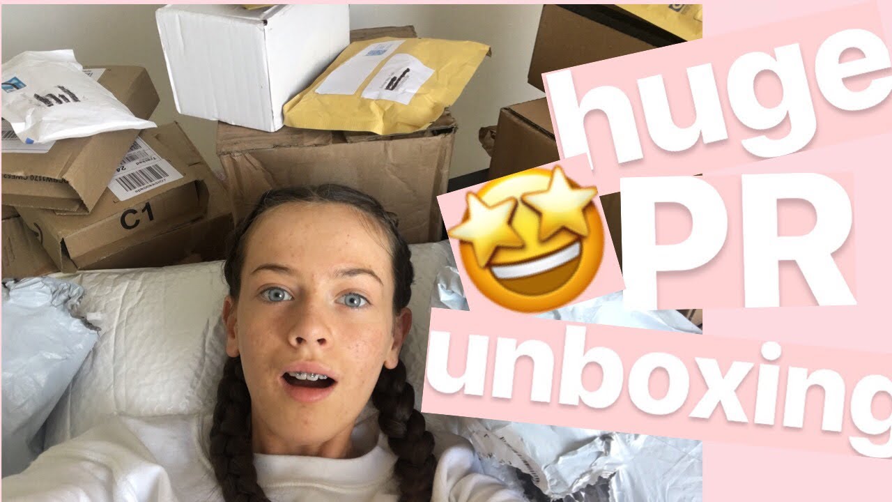 HUGE PR Unboxing Haul ~ What I Got For Free?? ♡ | Summer Xo - YouTube