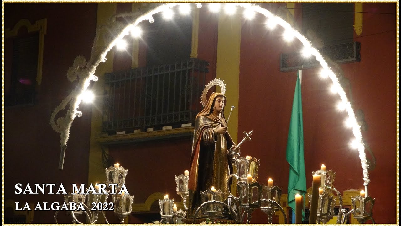 4K - EXTRAORDINARIA SANTA MARTA LA ALGABA SEVILLA 2022 - YouTube