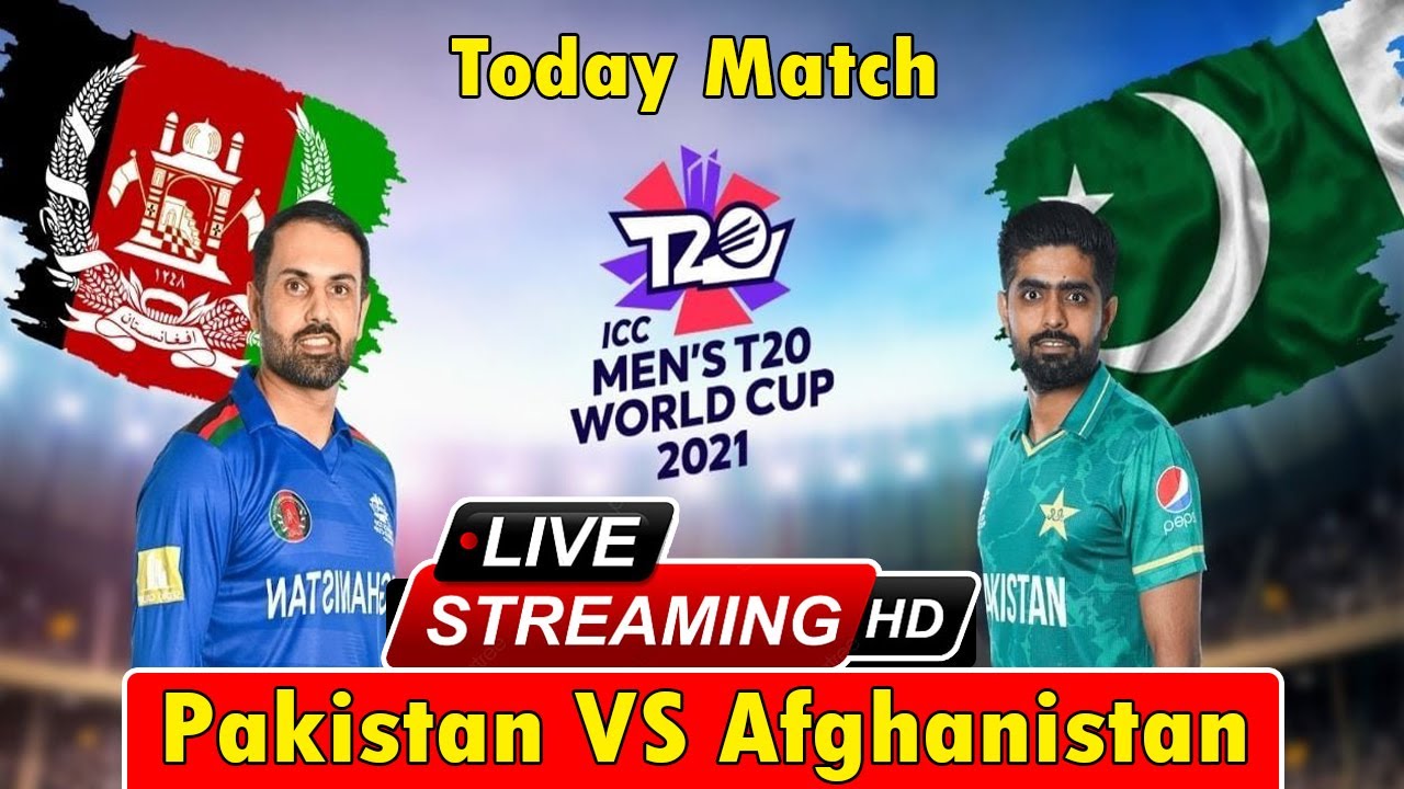 Live T20 World Cup Match | Pakistan Vs Afghanistan Match | Live ...