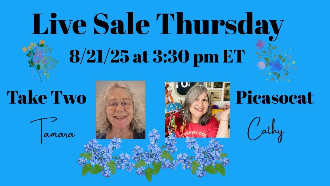 Live Sale Thursday 8/21/25 at 3:30 pm et - YouTube