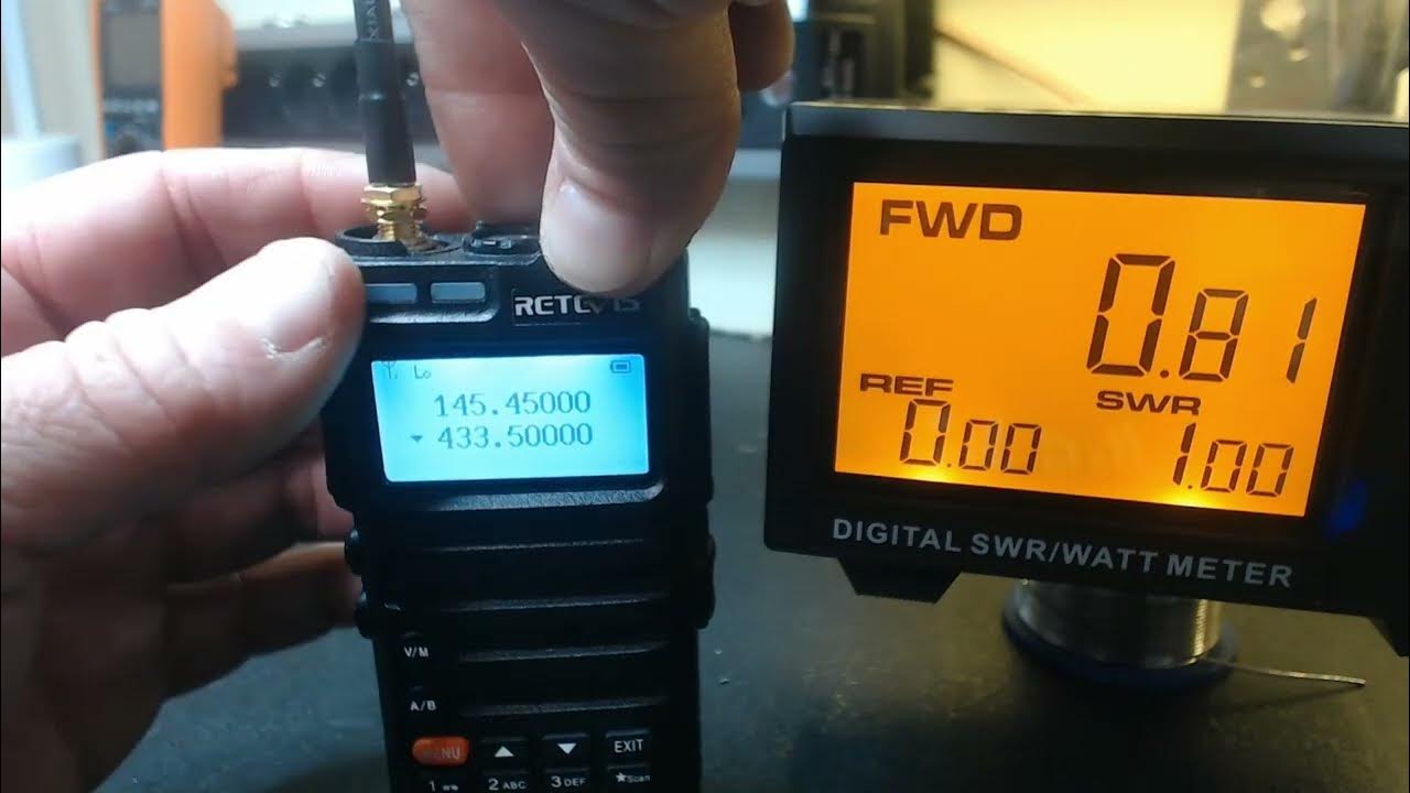 Z jaką mocą nadają radiotelefony Retevis RT85 i RA685 - YouTube