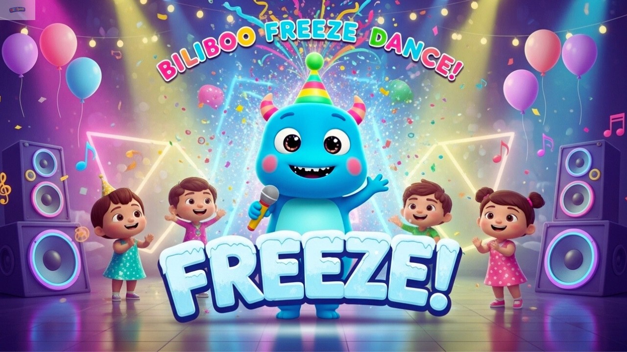 Freeze Dance Challenge for Kids | Biliboo Party Song - YouTube