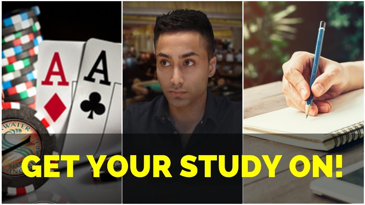 Poker STUDY Tips and Strategies - YouTube