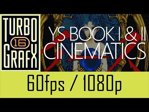Ys Book I & II - Opening Cinematics (TG-CD/TurboDuo, 1080p, 60fps)