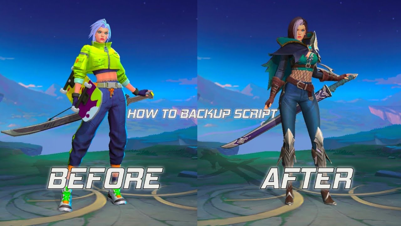 CARA MENGEMBALIKAN SCRIPT SKIN MLBB KE SEMULA || HOW TO BACKUP SCRIPT ...
