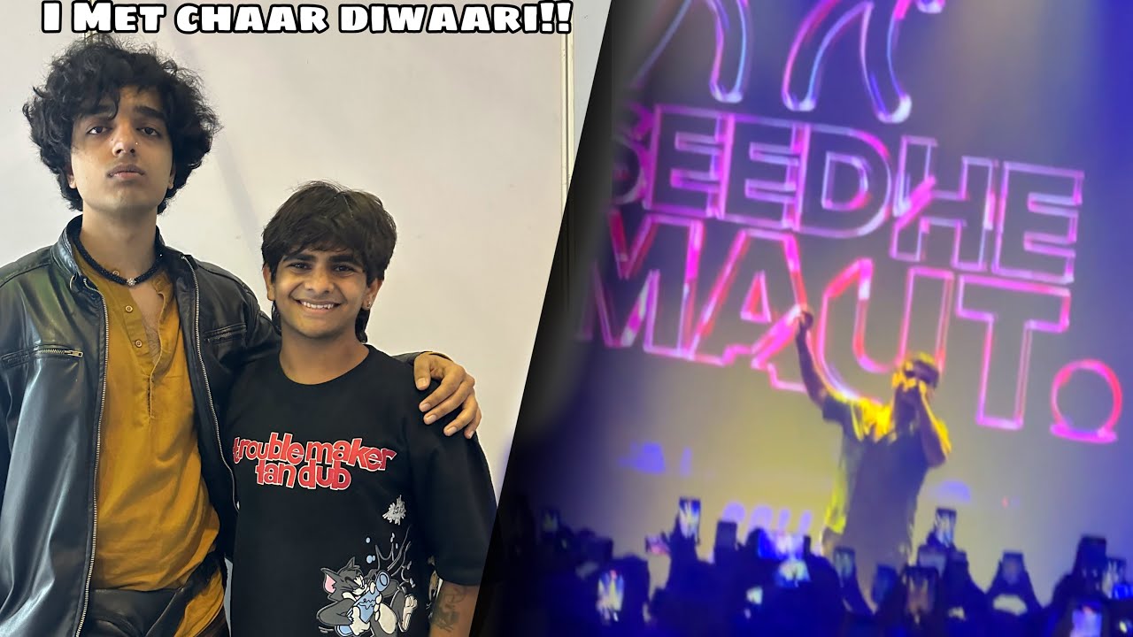 CHAAR DIWAARI X SEEDHE MAUT LIVE MUMBAI CONCERT 2024 - VLOG - YouTube