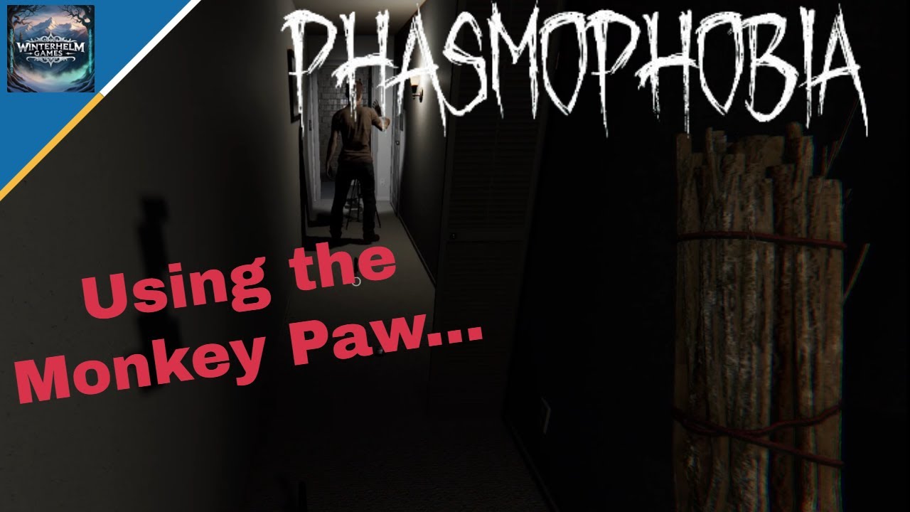 Phasmophobia | Using the Monkey Paw to see the Ghost ... what could go ...