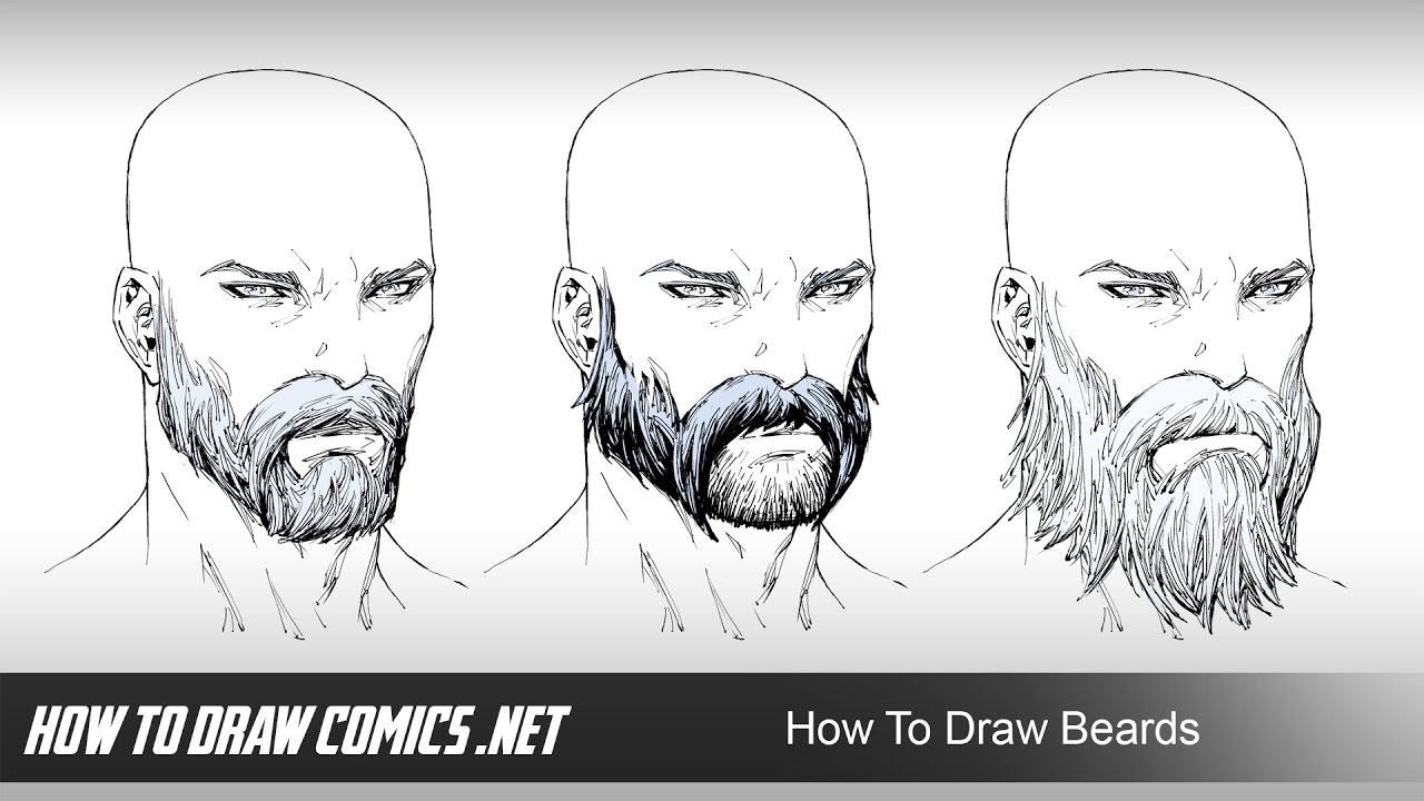How To Draw Anime Beards Learn How To Draw Anime Simply By Following