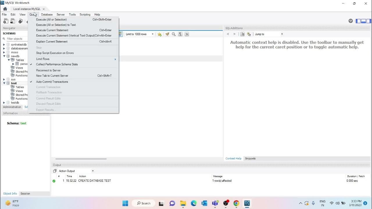 Create Drop Database Mysql Part 1 Youtube