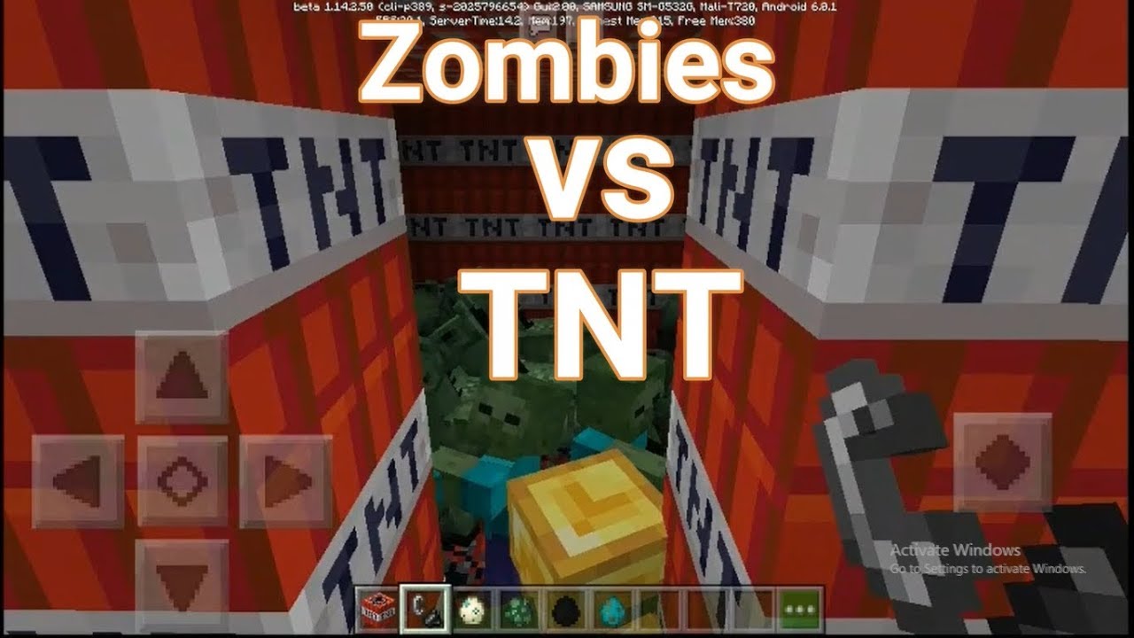 Minecraft ledakin monster pakai tnt minecraft monster VS TNT - YouTube
