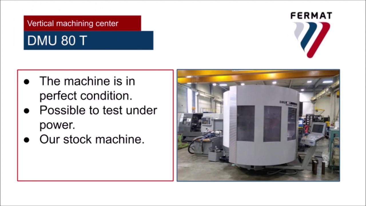 DMU 80T 191297 - YouTube