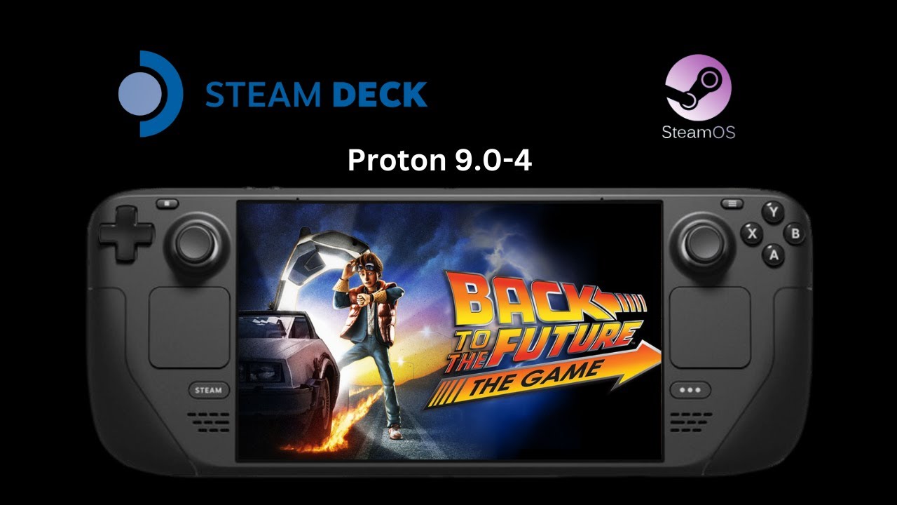 Back to the Future: The Game - Steam Deck Gameplay | Delisted Steam ...