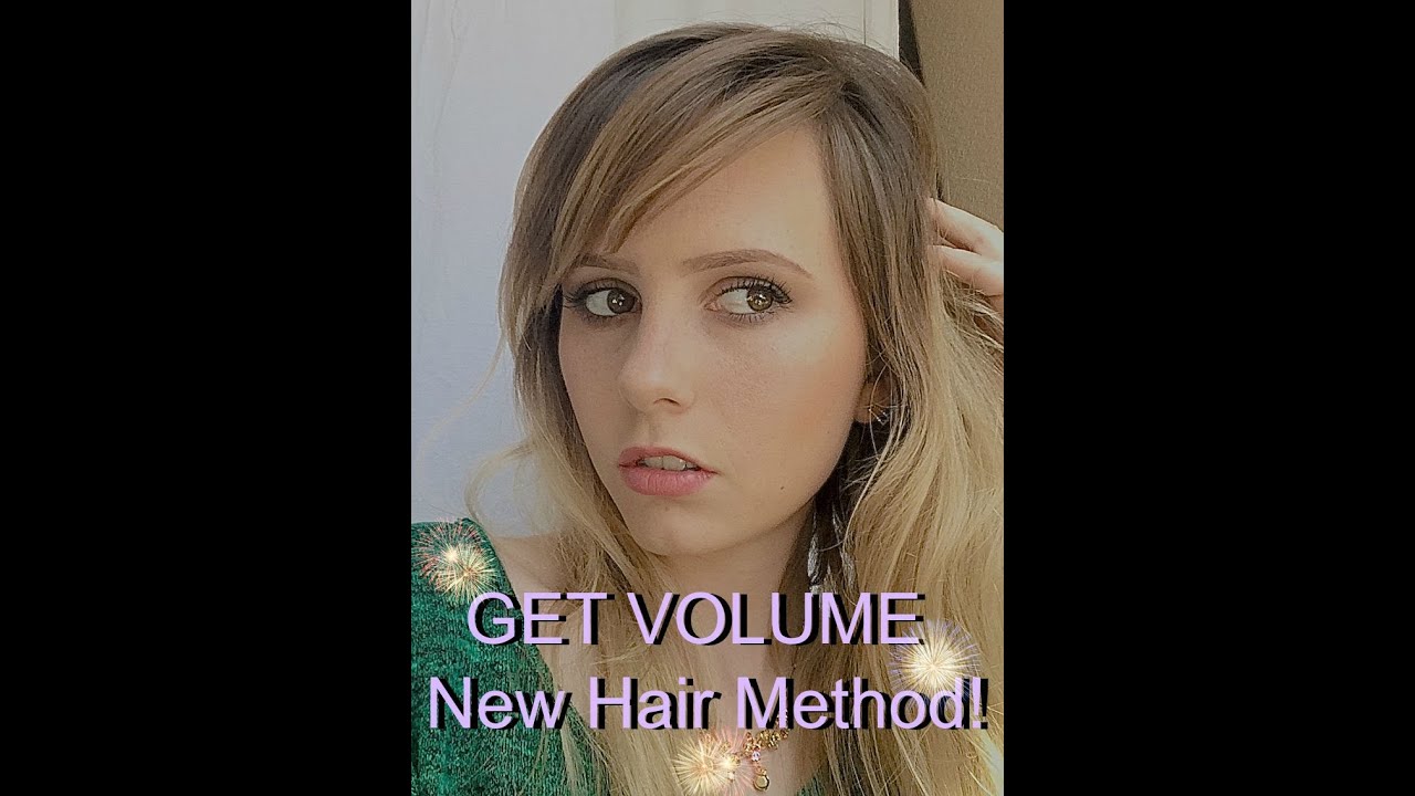 Volume for fine, thin Hair. Straight hairstyle with slight waves. - YouTube