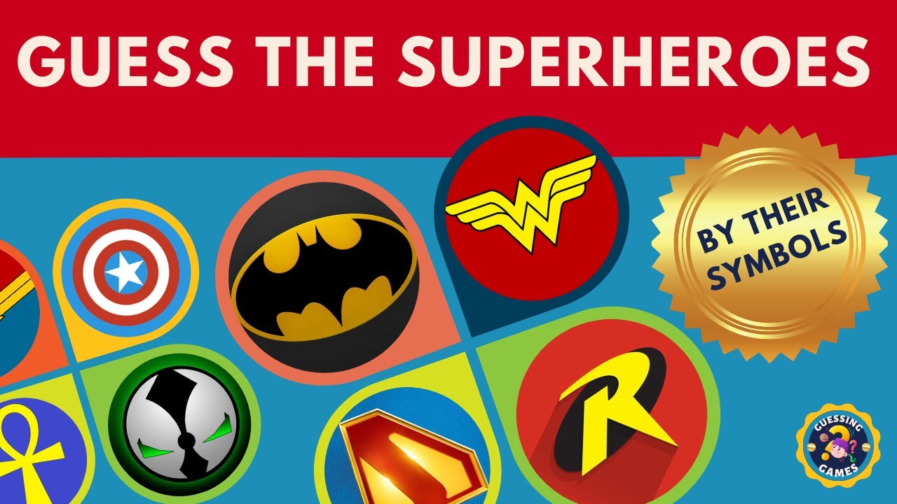 Guess the Superhero by Their Logo | Marvel & DC Quiz - YouTube