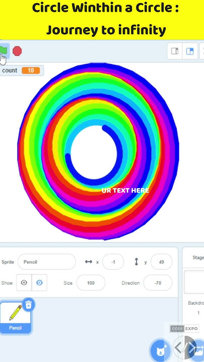 "Mesmerizing Infinite Circles: A trippy scratch program" || Beautiful ...