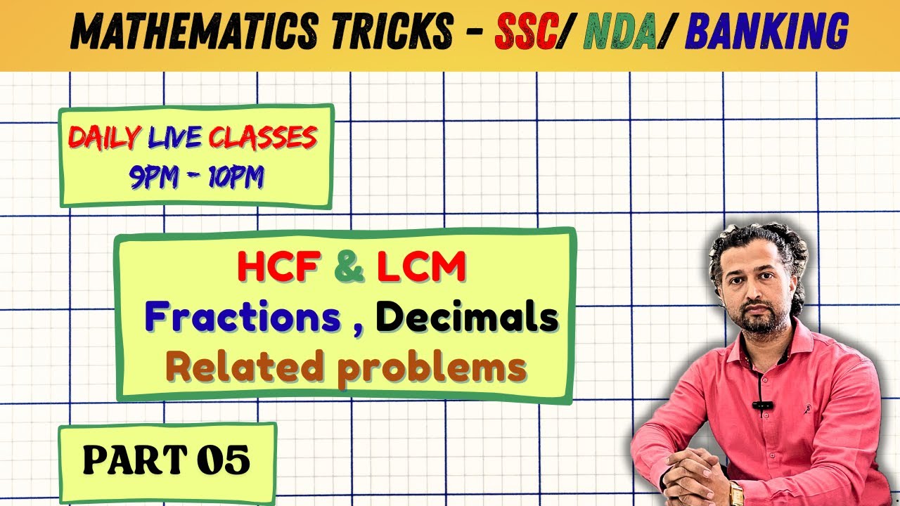 Basic Mathematics Tricks For SSC/ NDA/ BANKING Part 05 - YouTube