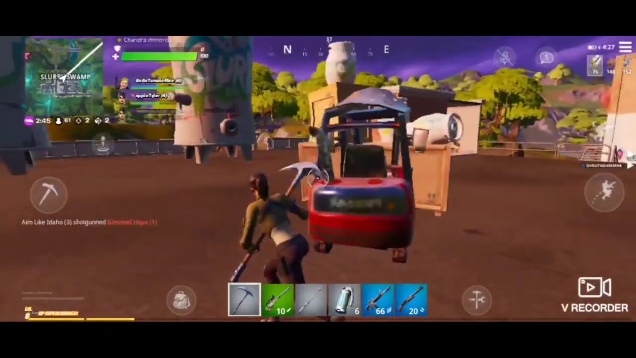 Fortnite mobile Android Gameplay. - YouTube