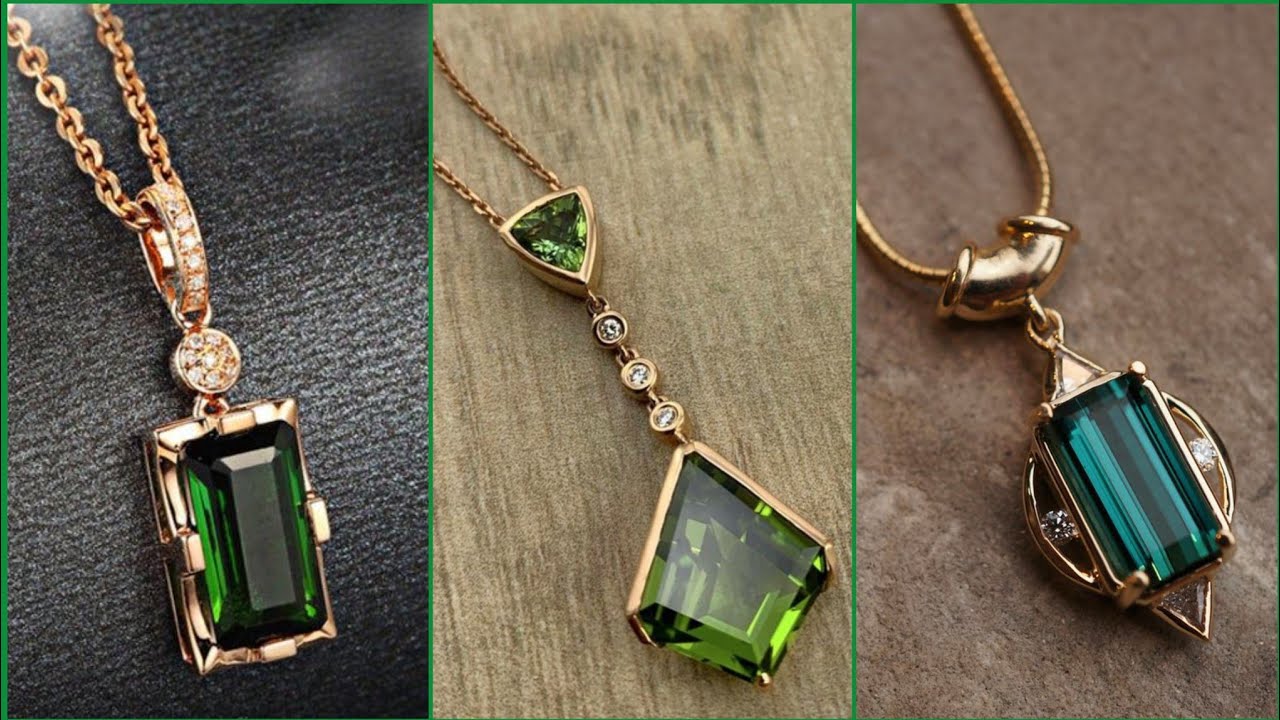 Emerald Necklace Designs 2022 | Beautiful Emerald Pendant Locket ...