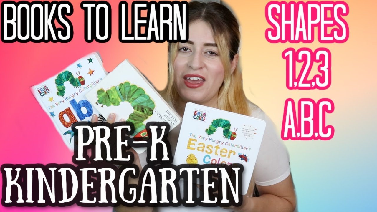 LEARN/ TEACH SHAPES NUMBERS ABC WITH BOOKS PREK - YouTube