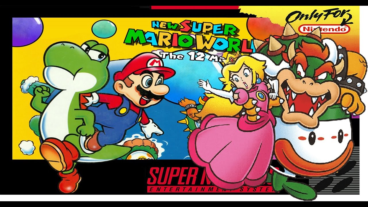 Zerando New Super Mario World Remake Romhack (snes) - YouTube
