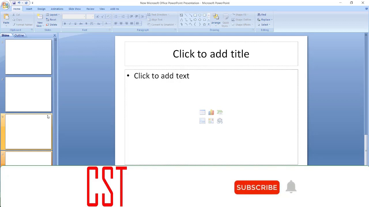 how to insert slide on powerpoint - YouTube