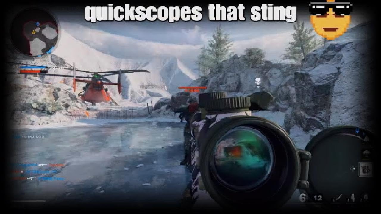 Quickscopes that sting - YouTube